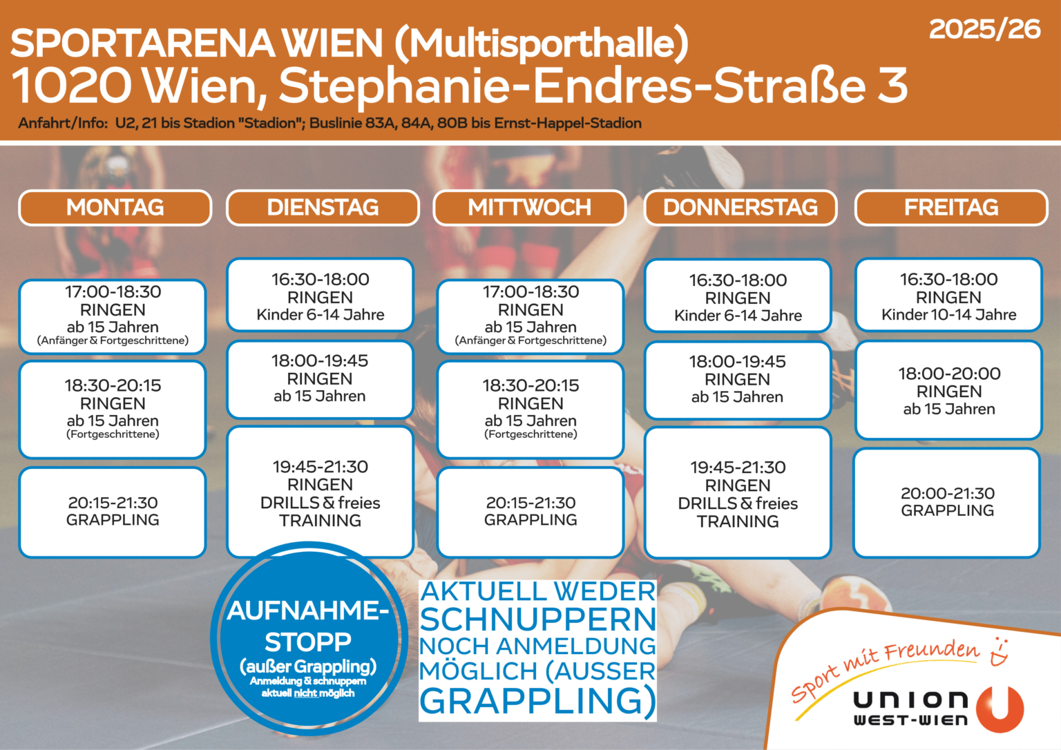 Ringen & Grappling - UNION West-Wien